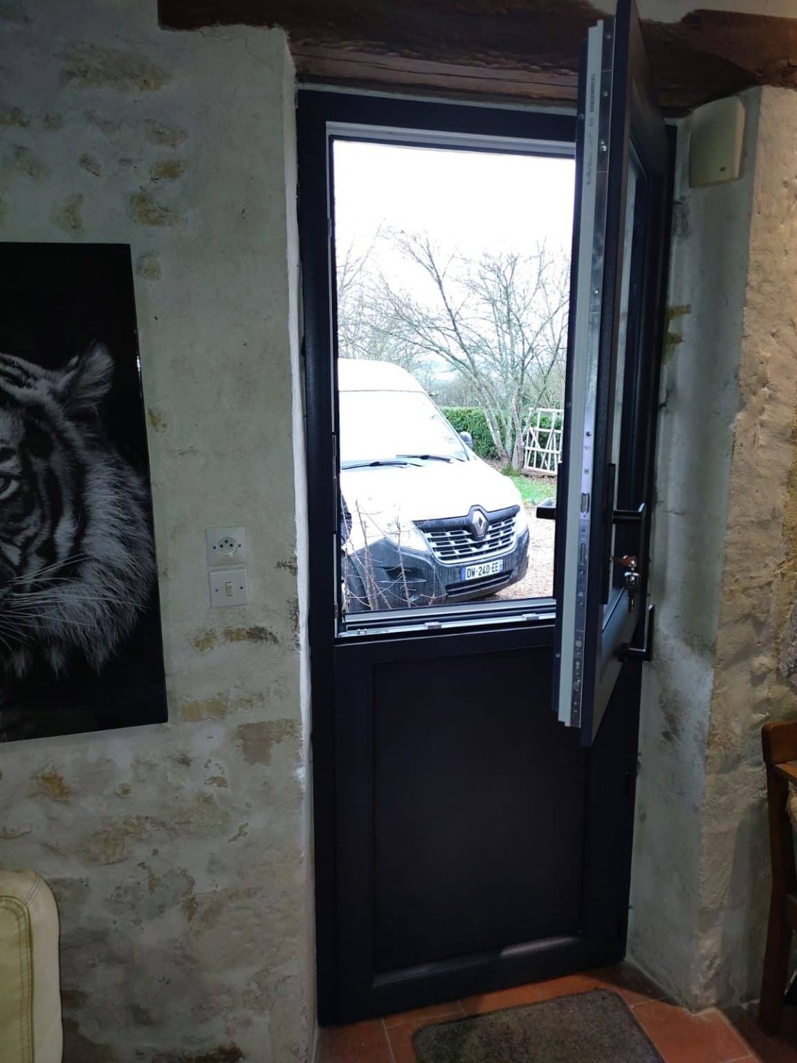 Porte Fermière PVC Plaxé - Sarthe (72) - AMCI Métallerie Le Mans